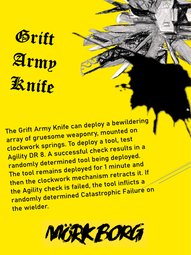 Grift Army Knife | PDF