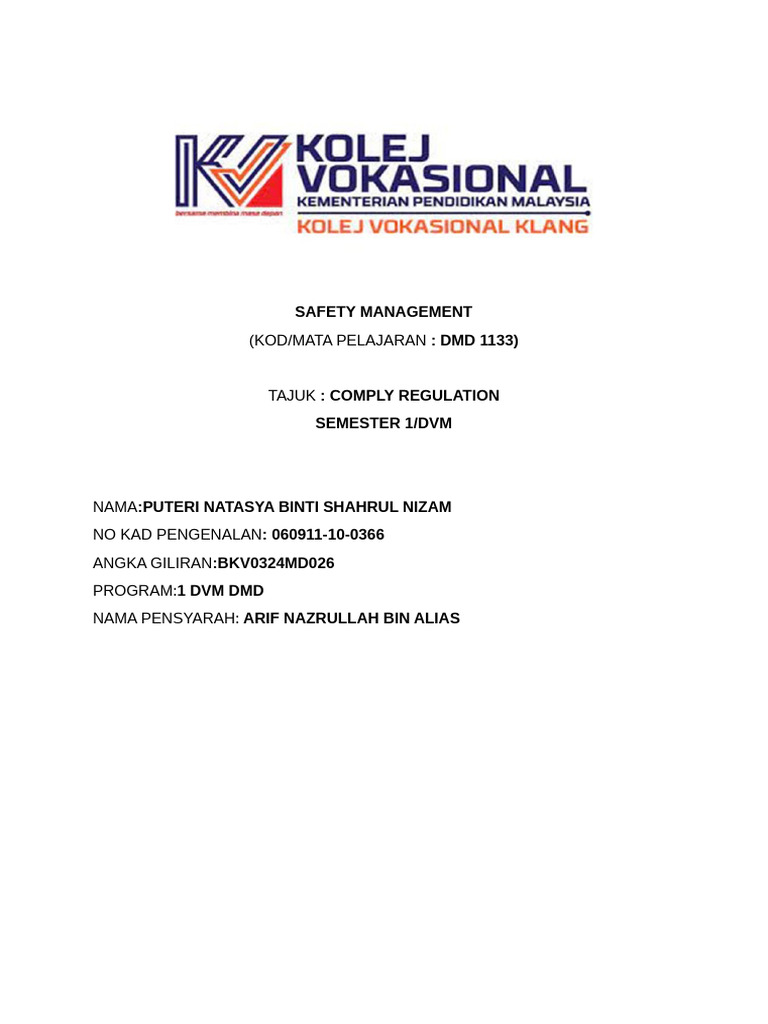 Comply Regulation Netasya - Docx2 | PDF