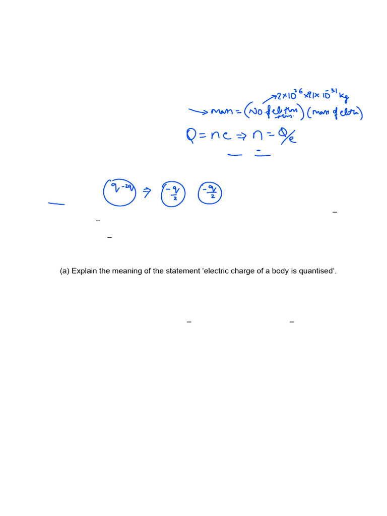 Electrostatics Worksheet 1 | PDF | Science & Mathematics