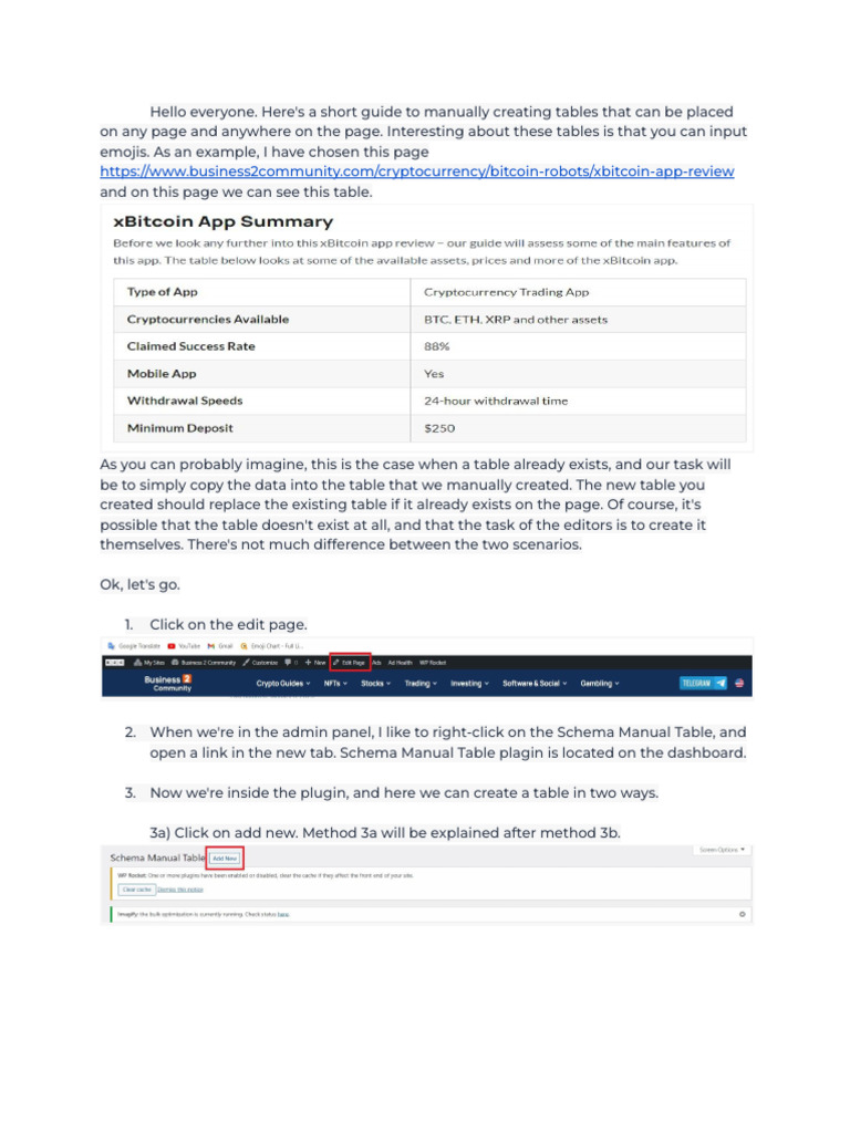 Schema Manual Table Guide | PDF | Computing | Computer Programming