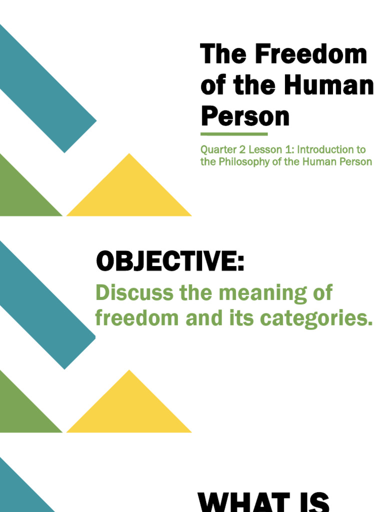 Understanding Human Freedom and Choices | PDF | Autonomy | Liberal Arts ...
