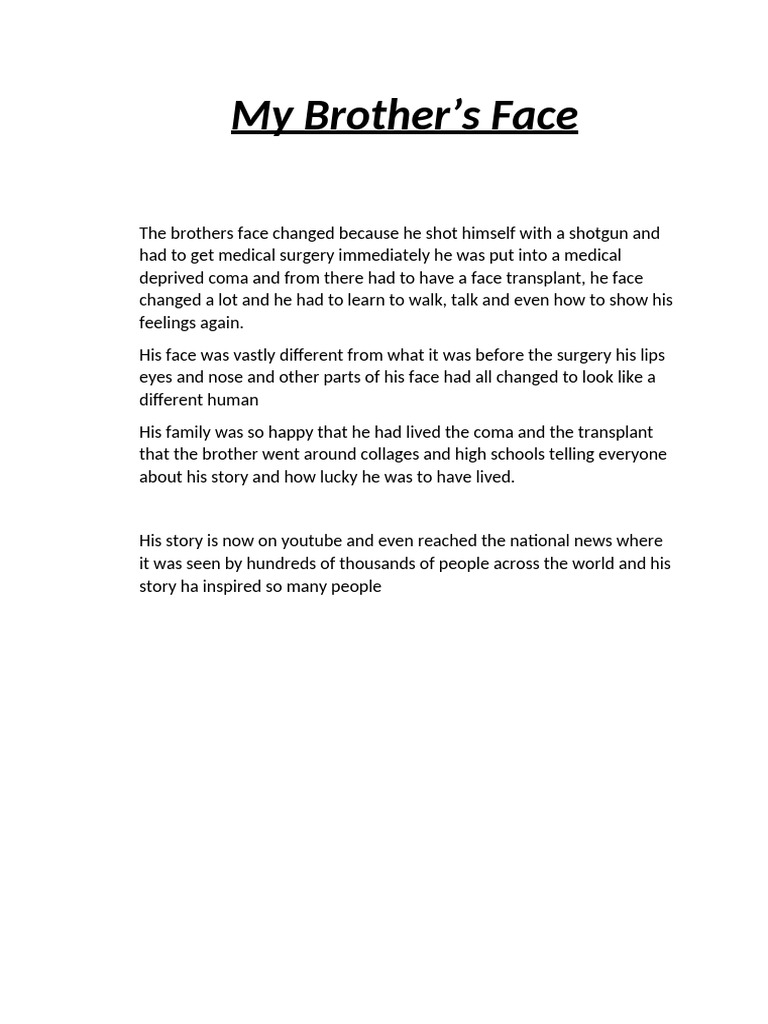 My Brother | PDF