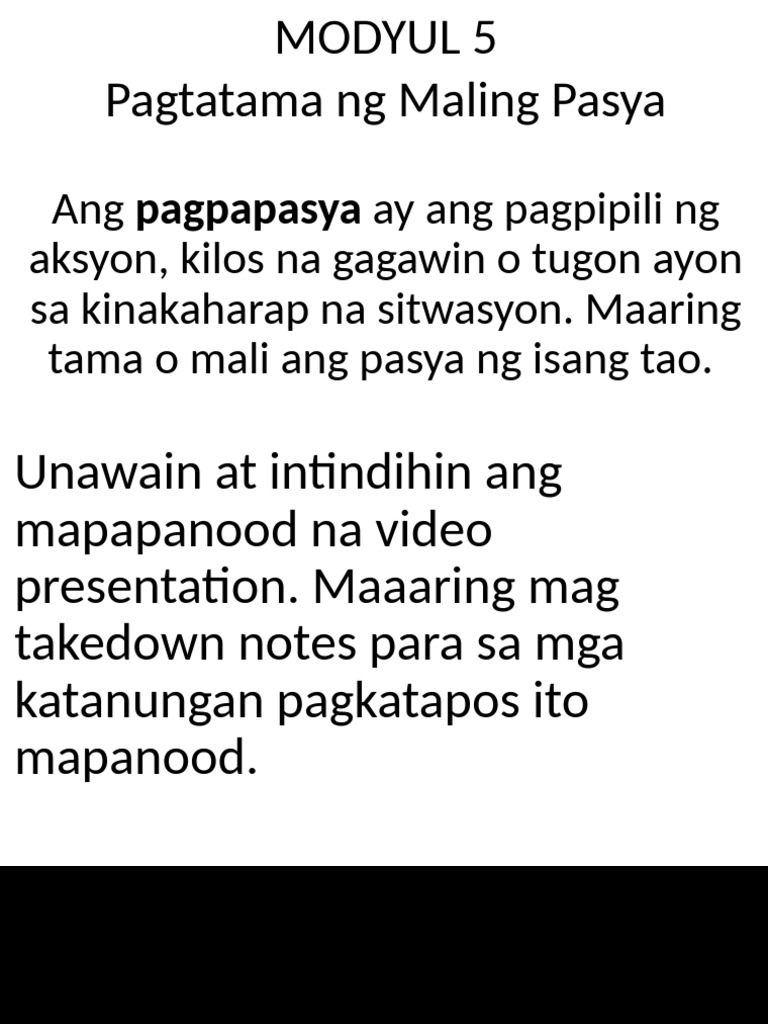 Q1 - Modyul 5 Esp 10 | PDF