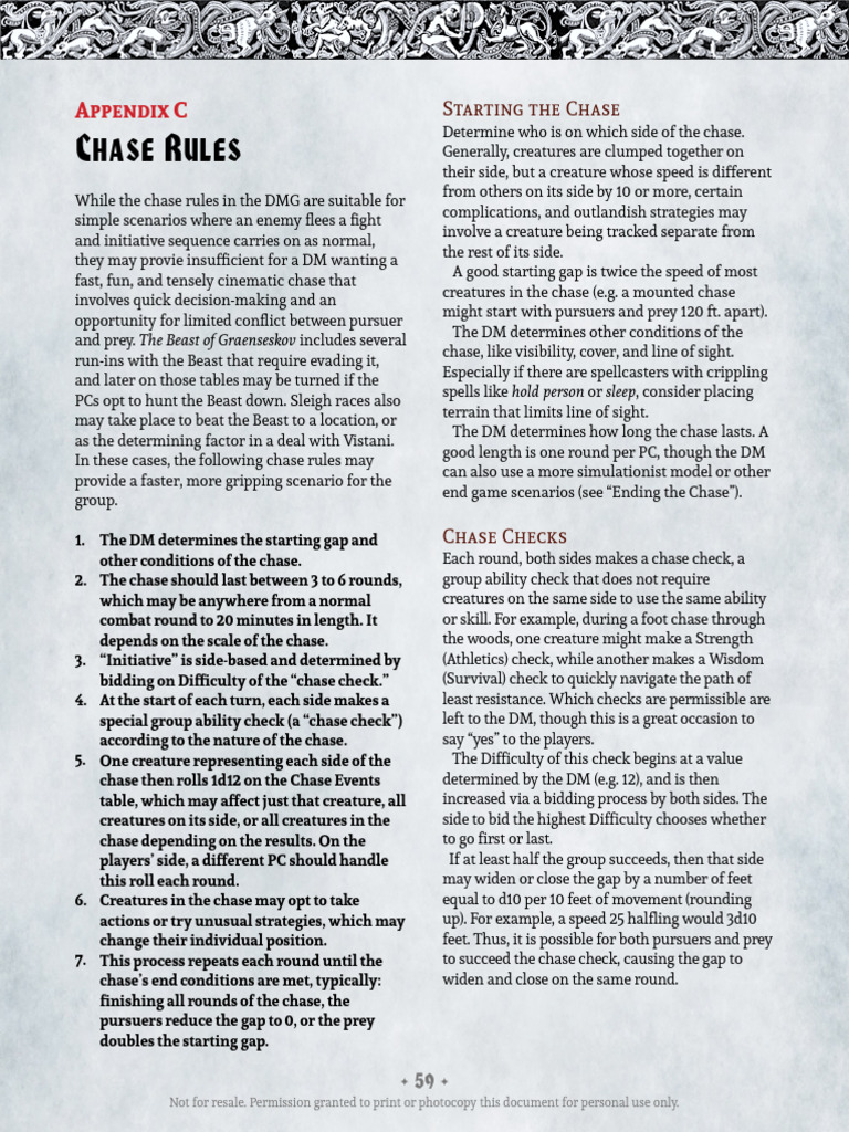 QL_Chase Rules_v0.2 | PDF | Predation