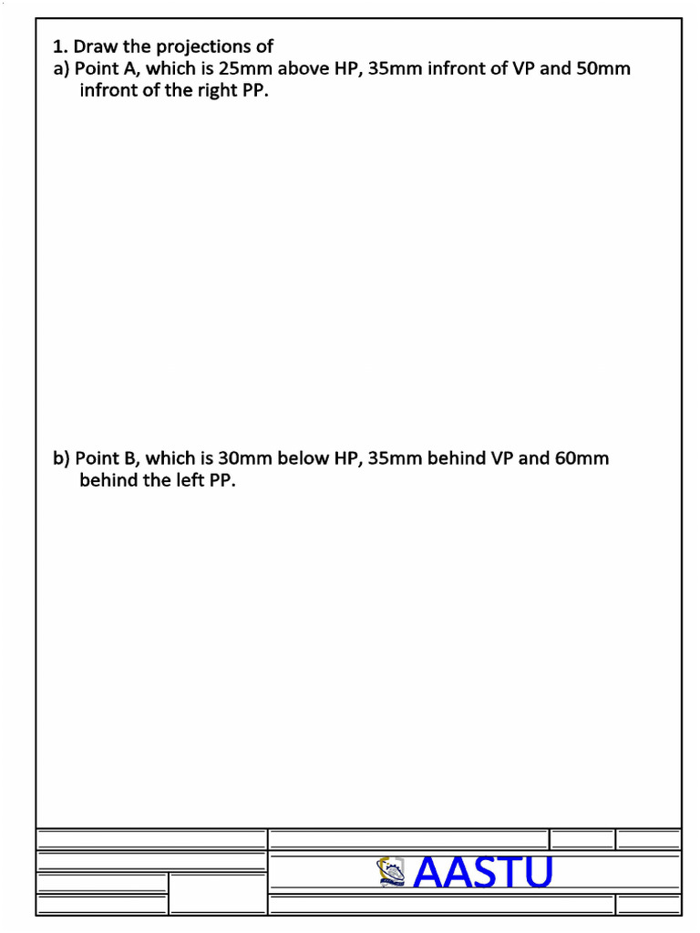 Point Projection Assignment | PDF
