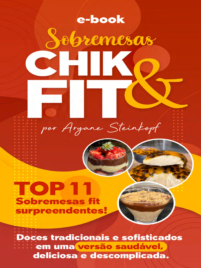 Sobremesas Chik&Fit | PDF | Creme (gastronomia) | Chocolate
