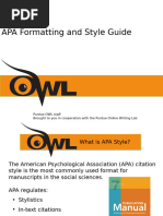 APA Headings and Seriation - Purdue OWL® - Purdue University | PDF ...