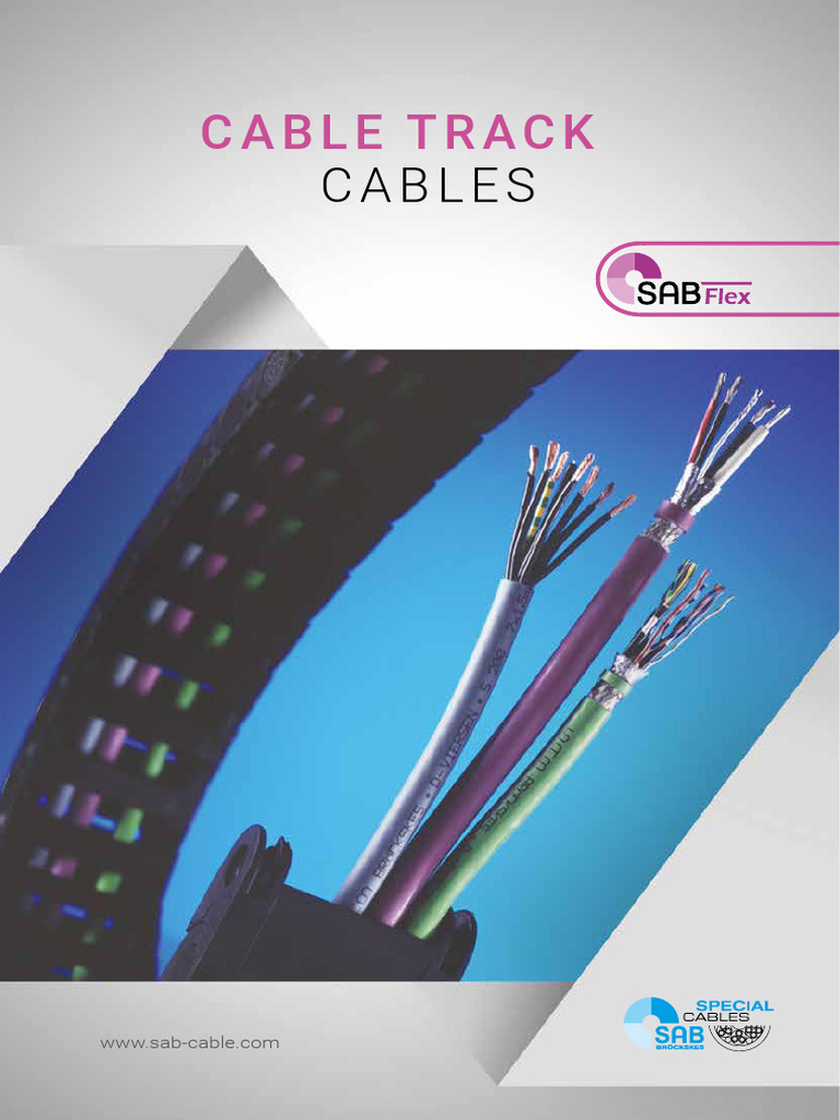 B Cable Track Cables | PDF | Automation | Polyvinyl Chloride