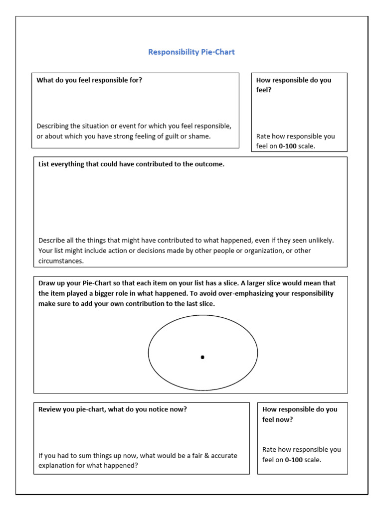 Responsibility Pie Chart | PDF