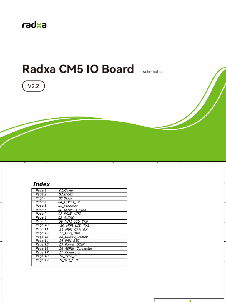 Radxa Cm5 Io v2200 Schematic | PDF | Usb | Physical Layer Protocols
