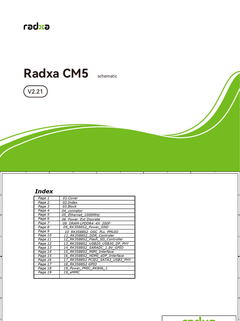 radxa_cm5_v2210_schematic | PDF | Physical Layer Protocols | Usb