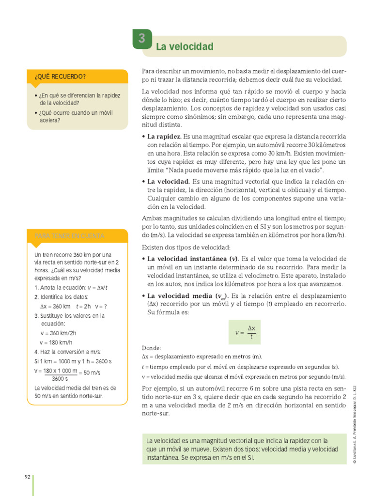 Fi - Velocidad y Aceleracion | PDF | Velocidad | Velocidad