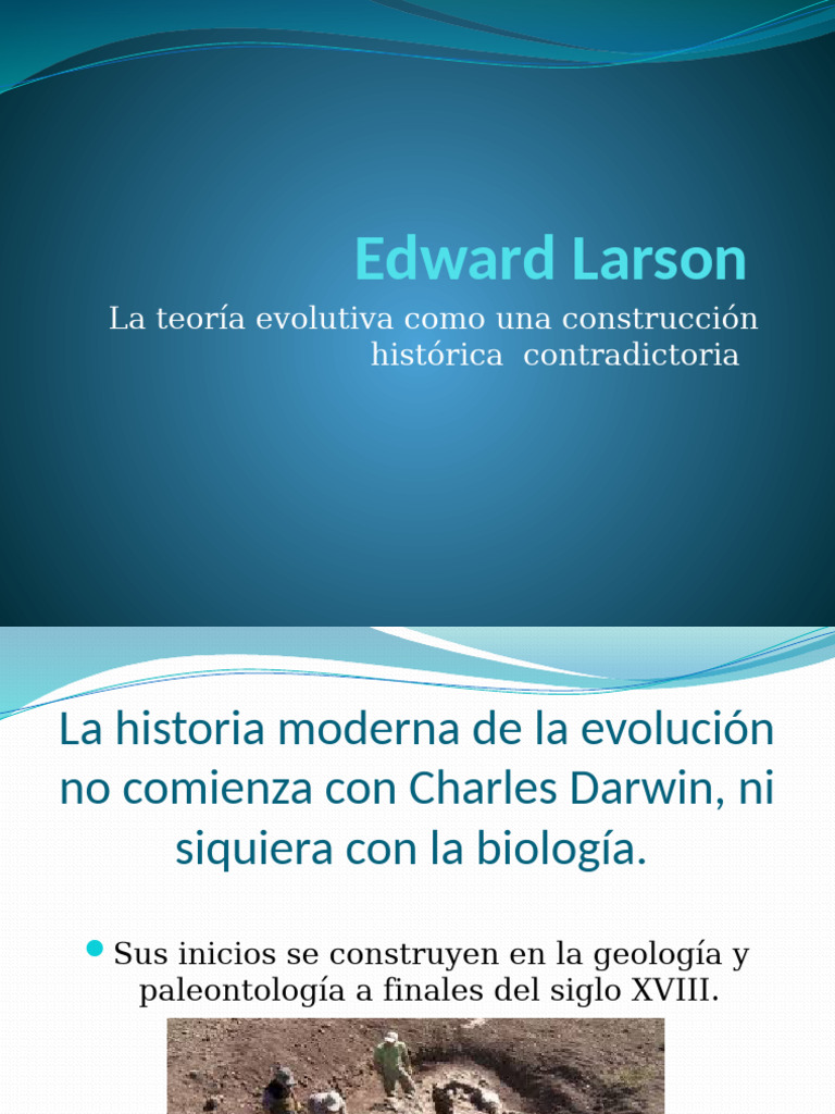 Edward Larson | PDF | Evolución | Creacionismo