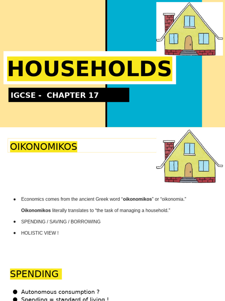 -Eco Chapter 17 - Households | PDF