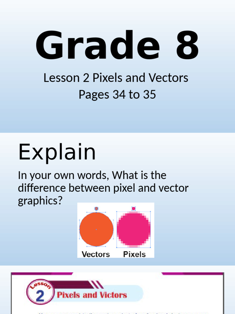 Computer Grade 8 Lesson 2 | PDF
