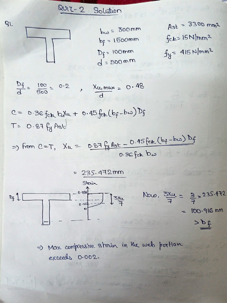 Quiz 2 Solution - CE372 | PDF