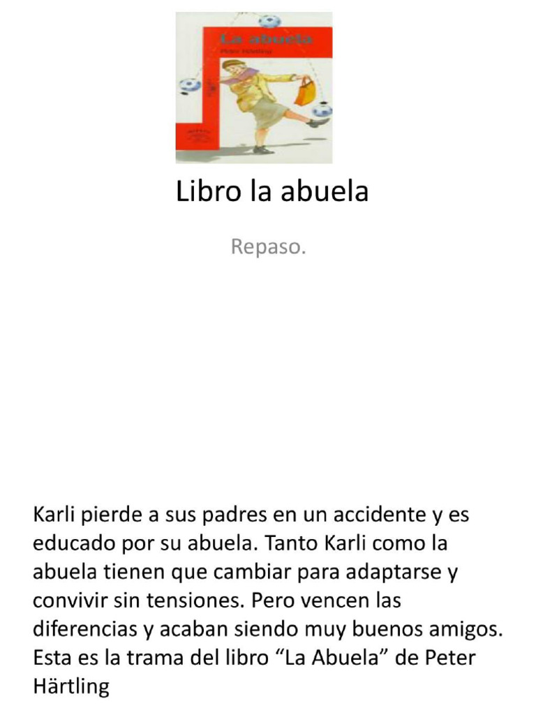 Libro La Abuela | PDF