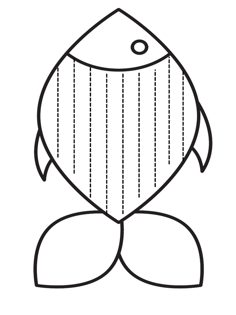 Rainbow Fish Weaving Fine Motor Skill Template (215 x 330 Mm) | PDF