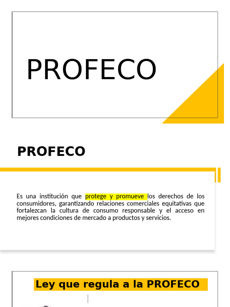 Profeco 2 | PDF | Protección al Consumidor | Los consumidores