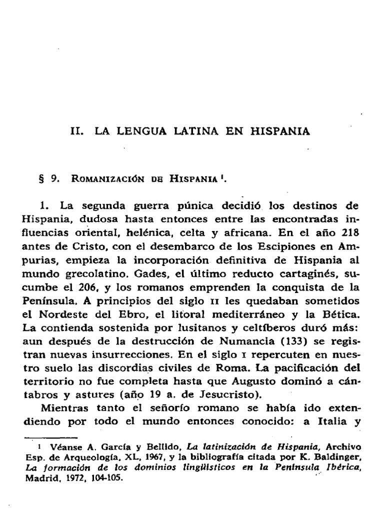 Romanización y lengua latina en Hispania | PDF | latín | imperio Romano
