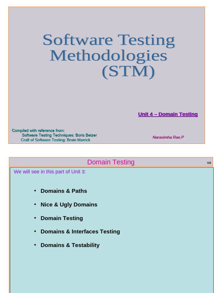 Unit 3 Domain Testing | PDF | Software Testing | Linear Map Unit 3 Domain Testing | PDF | Software Testing | Linear Map