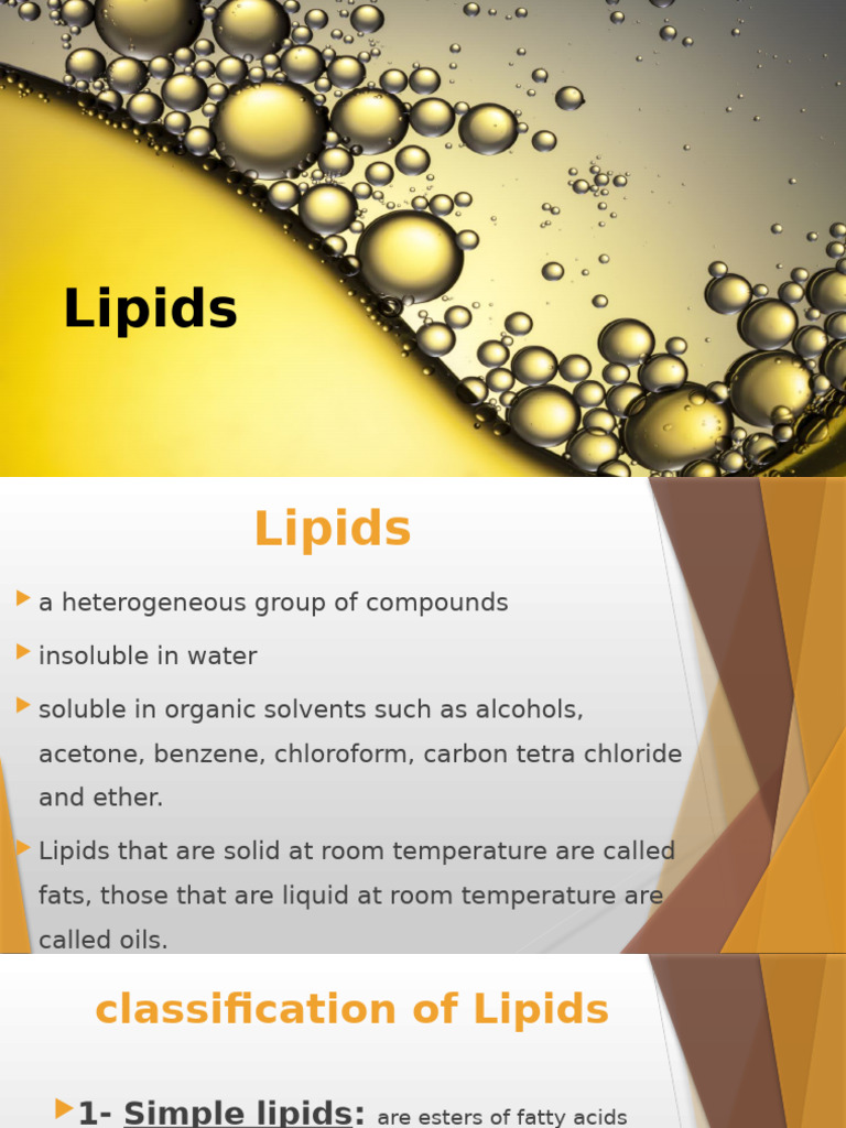 Lipids | PDF | Lipid | Fatty Acid