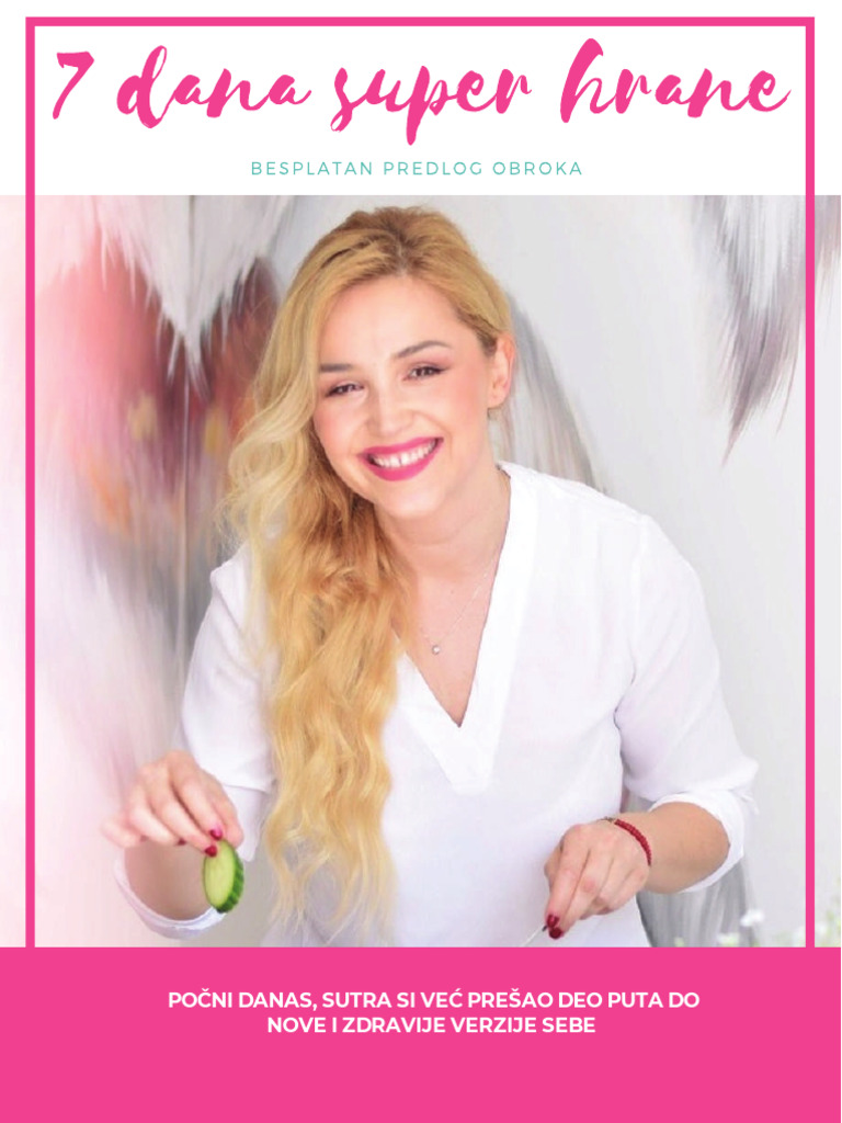 Dashina Super Hrana 7 Dana Superhrane 8szts6 | PDF