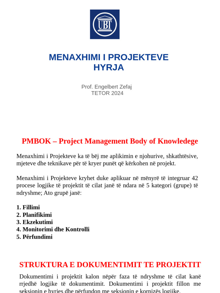 Menaxhimi I Projekteve Hyrje Java 1 Pdf