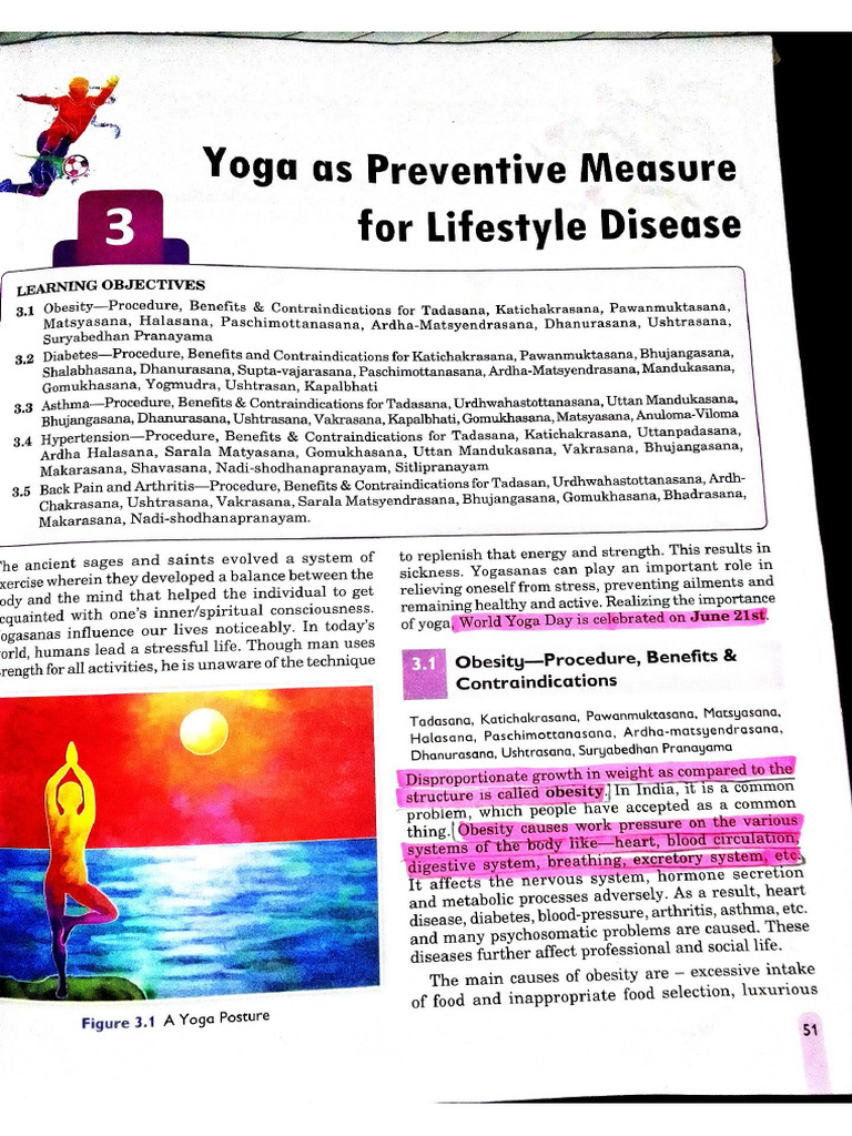 CH 3 Yoga As Prevention Measure For Life Style Disease | PDF