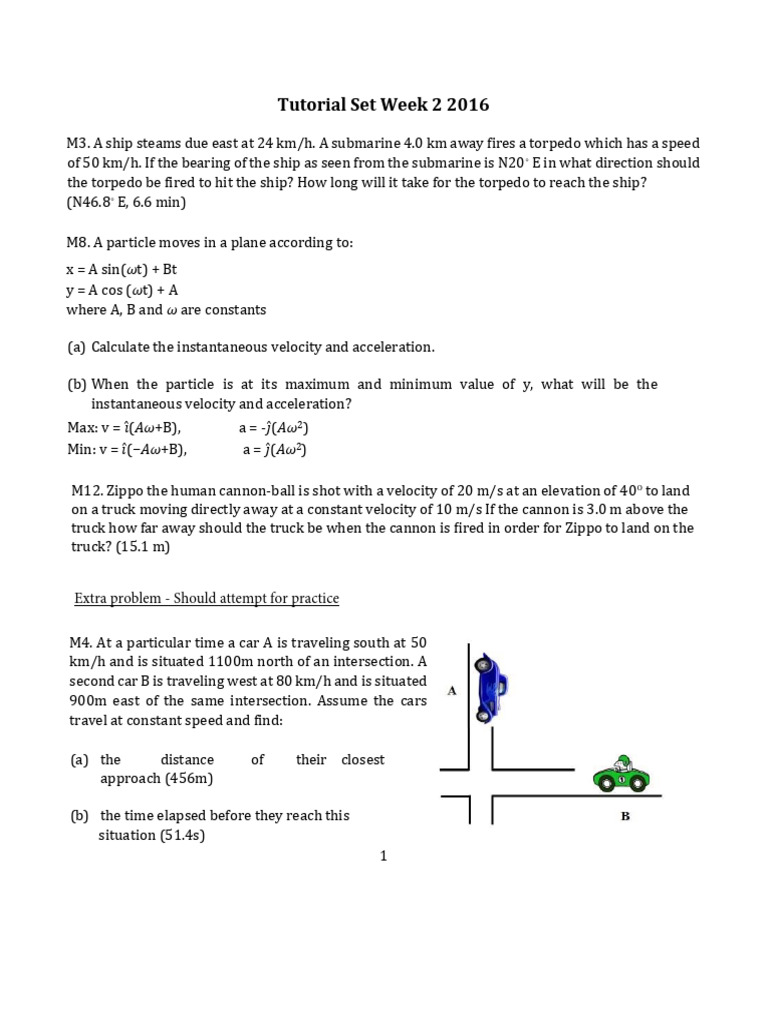 Tutorial Week 2 2017 | PDF | Science & Mathematics