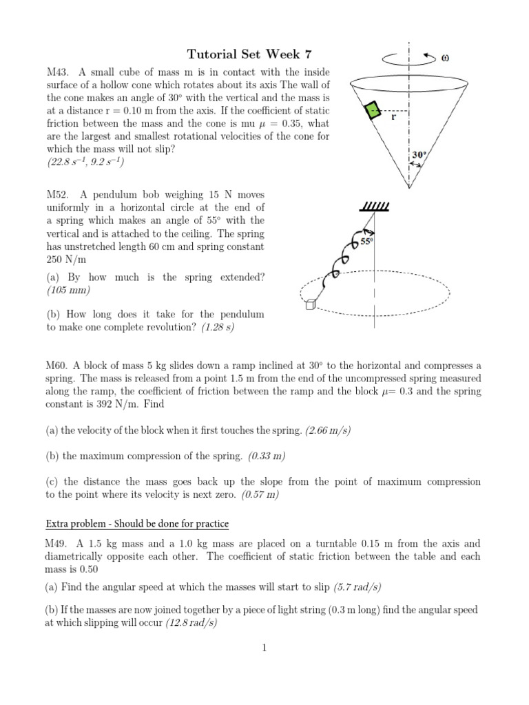 Tutorial Week 7 2017 | PDF Tutorial Week 7 2017 | PDF
