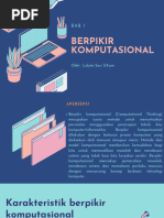 Bahan Presentasi PPT Materi Berpikir Komputasional | PDF
