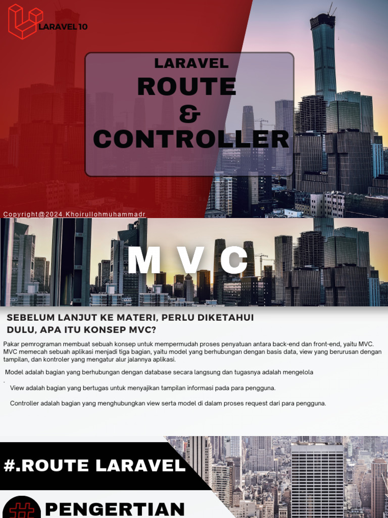 Route & Controller Laravel | PDF