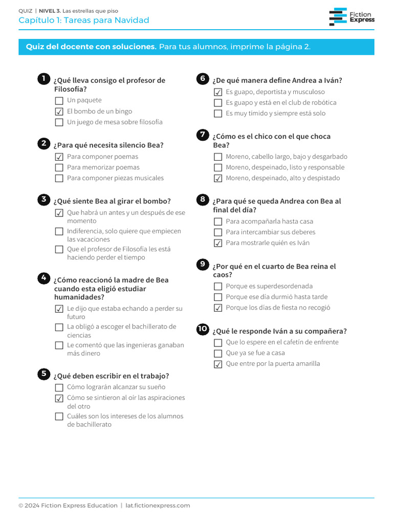 quiz-las-estrellas-que-piso-capitulo-1 | PDF