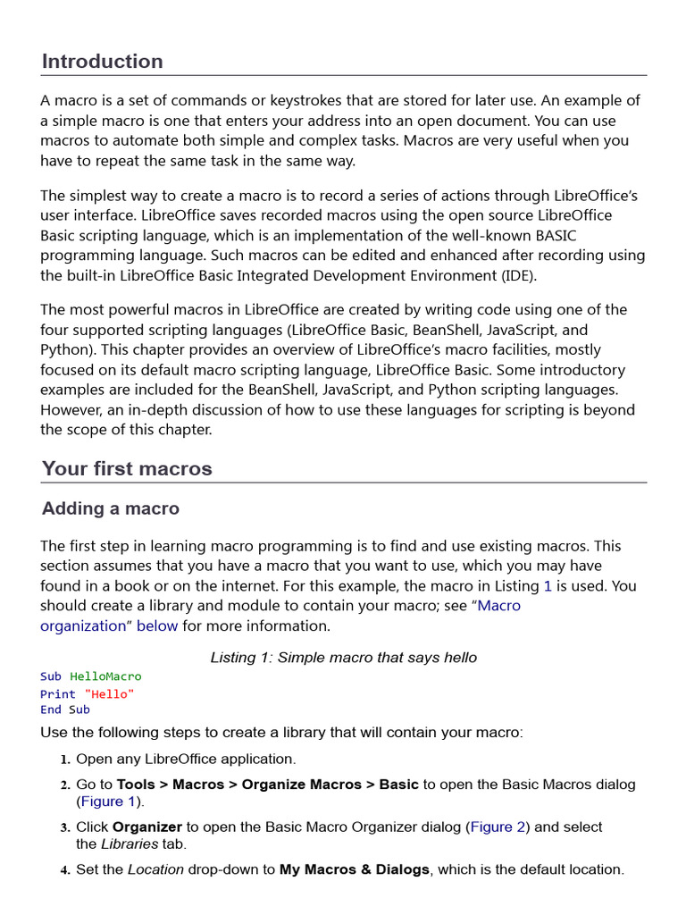 Using Macros In Spreadsheet Pdf Library Computing Scripting Language