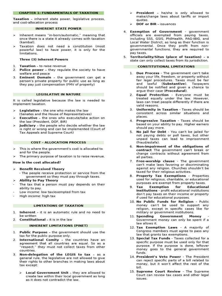 Taxation Fundamentals and Principles | PDF | Taxes | Taxation In The ...