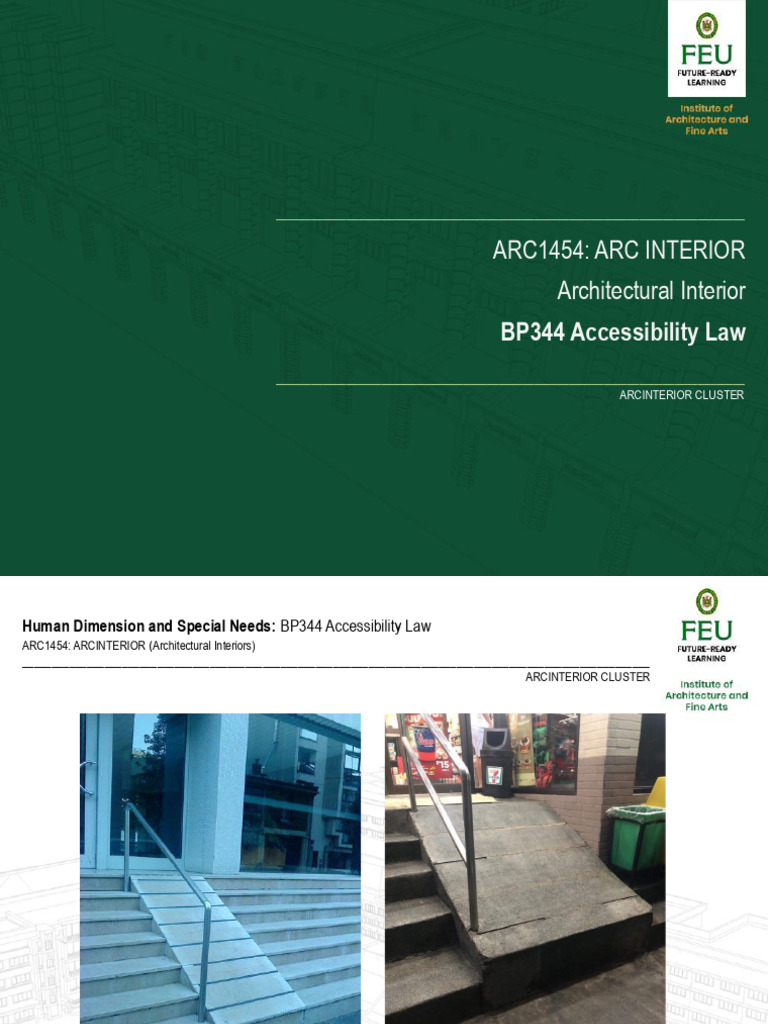 BP344 Accessibility Law Overview | PDF | Accessibility | Disability