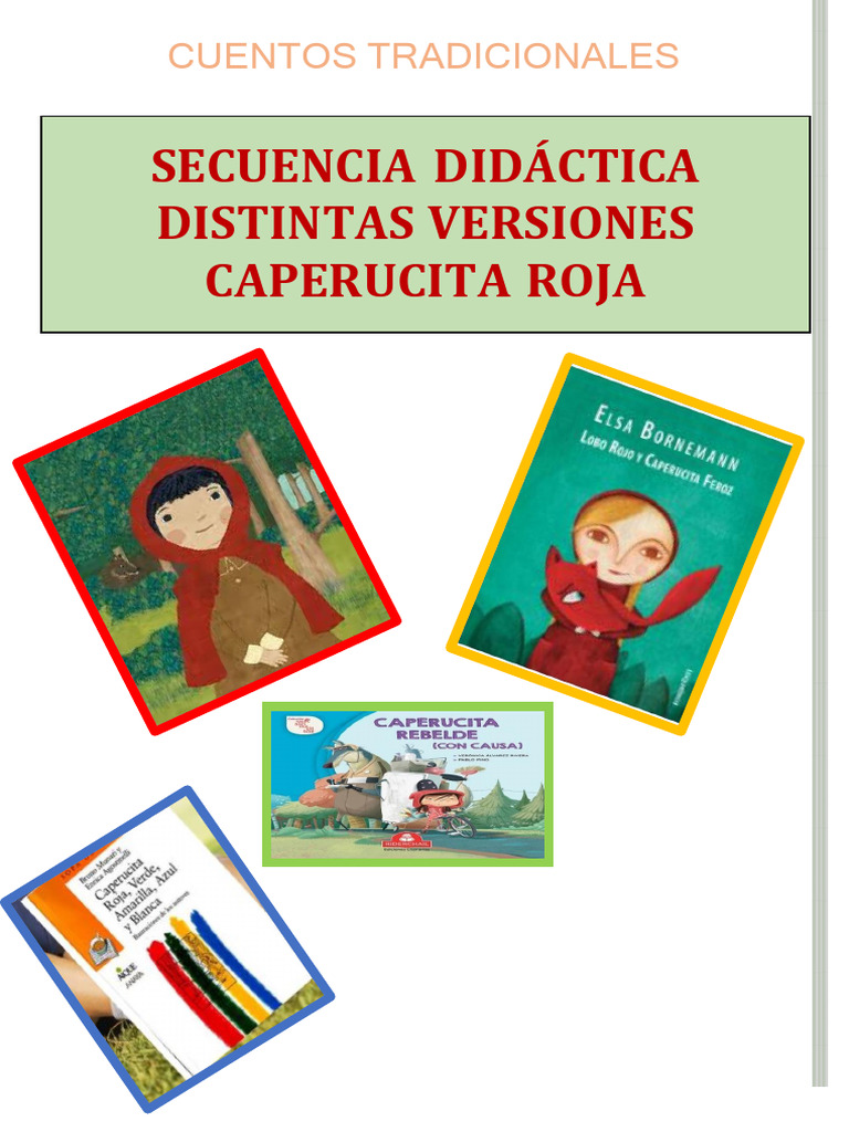 Secuencia Didáctica: Caperucita Roja | PDF | Caperucita Roja | Cuentos