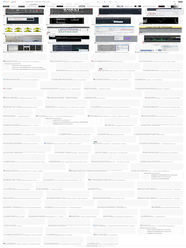 Explode Symbol Autocad - Google Search | PDF | Auto Cad | Computer ...