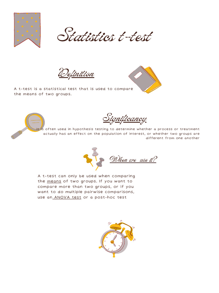Infographic Poster T-TEST | PDF