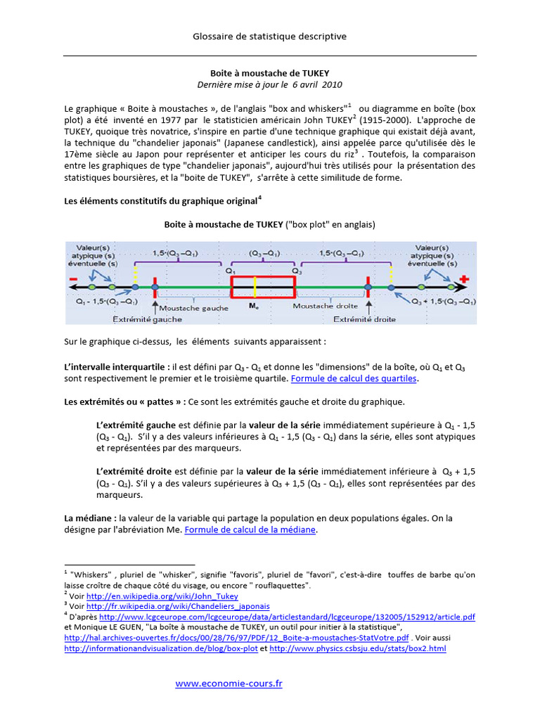 Boite de Moustache | PDF | Sciences et mathématiques