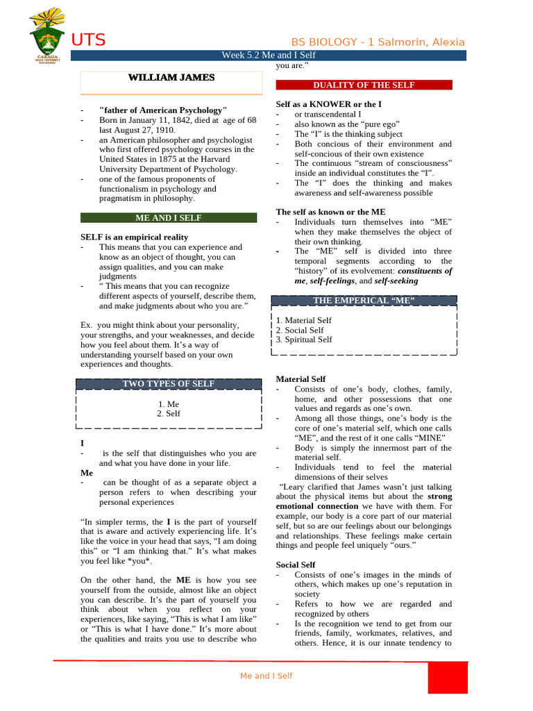 Uts Reviewer | PDF | Intention | Experience