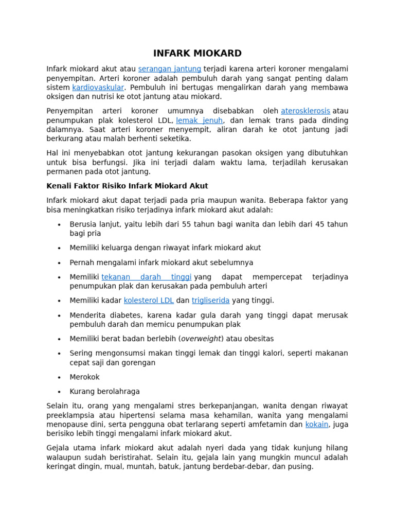 Infark Miokard | PDF