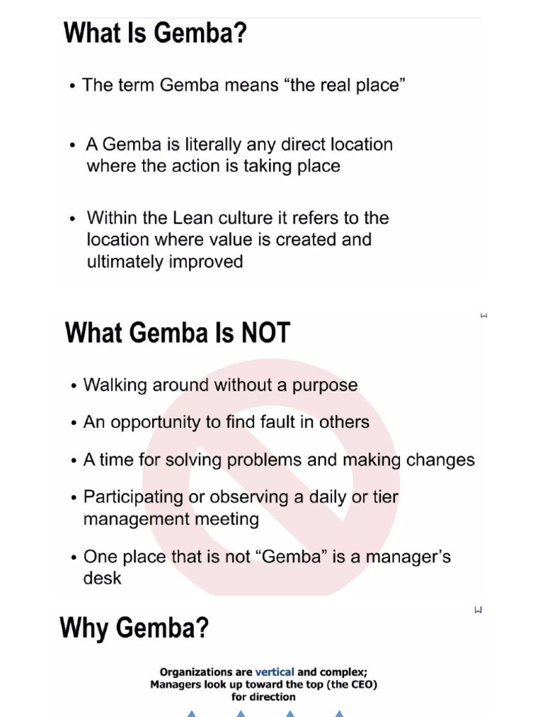 Gemba Walk | PDF