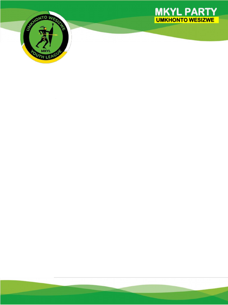 Ethekwini Region MKYL Letterhead | PDF