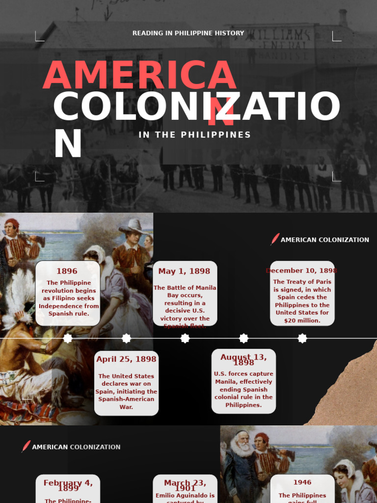 American Colonization 1 | PDF | Philippines | Government