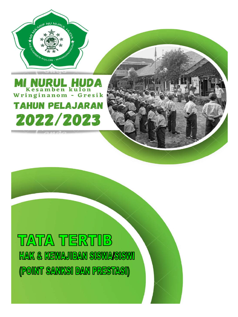 Tata Tertib dan Larangan Siswa MI Nurul Huda | PDF
