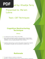 Think CBT Exercise 8 - Longitudinal Formulation V10 | PDF | Thought ...