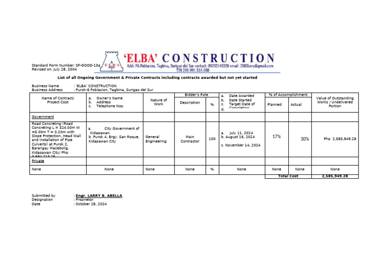 LIST-of-Ongoing | PDF