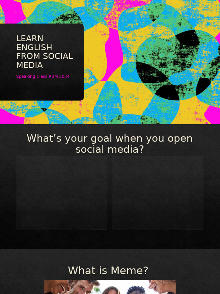 English Lessons via Social Media | PDF | Self-Improvement